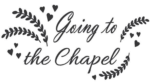 Custom Wedding Sign Going to the Chapel Wedding Decal Custom Wedding ...