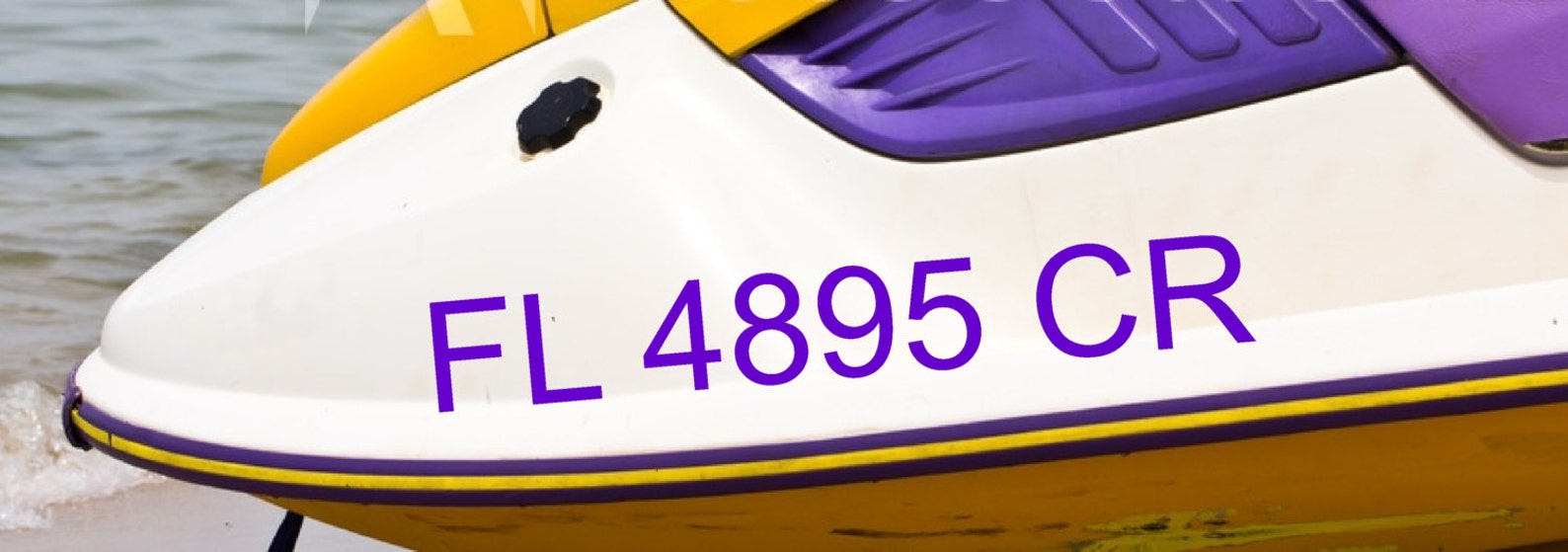 Boat Registration Numbers Boat Numbers 3 Jet Ski Numbers - Etsy