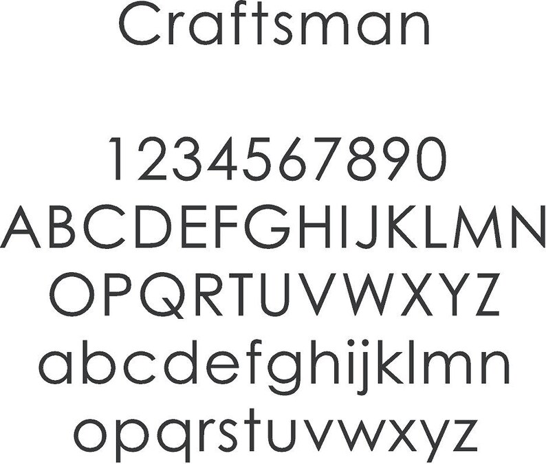 Craftsman Style Reflective House Numbers Mailbox Decals Address Sign ...