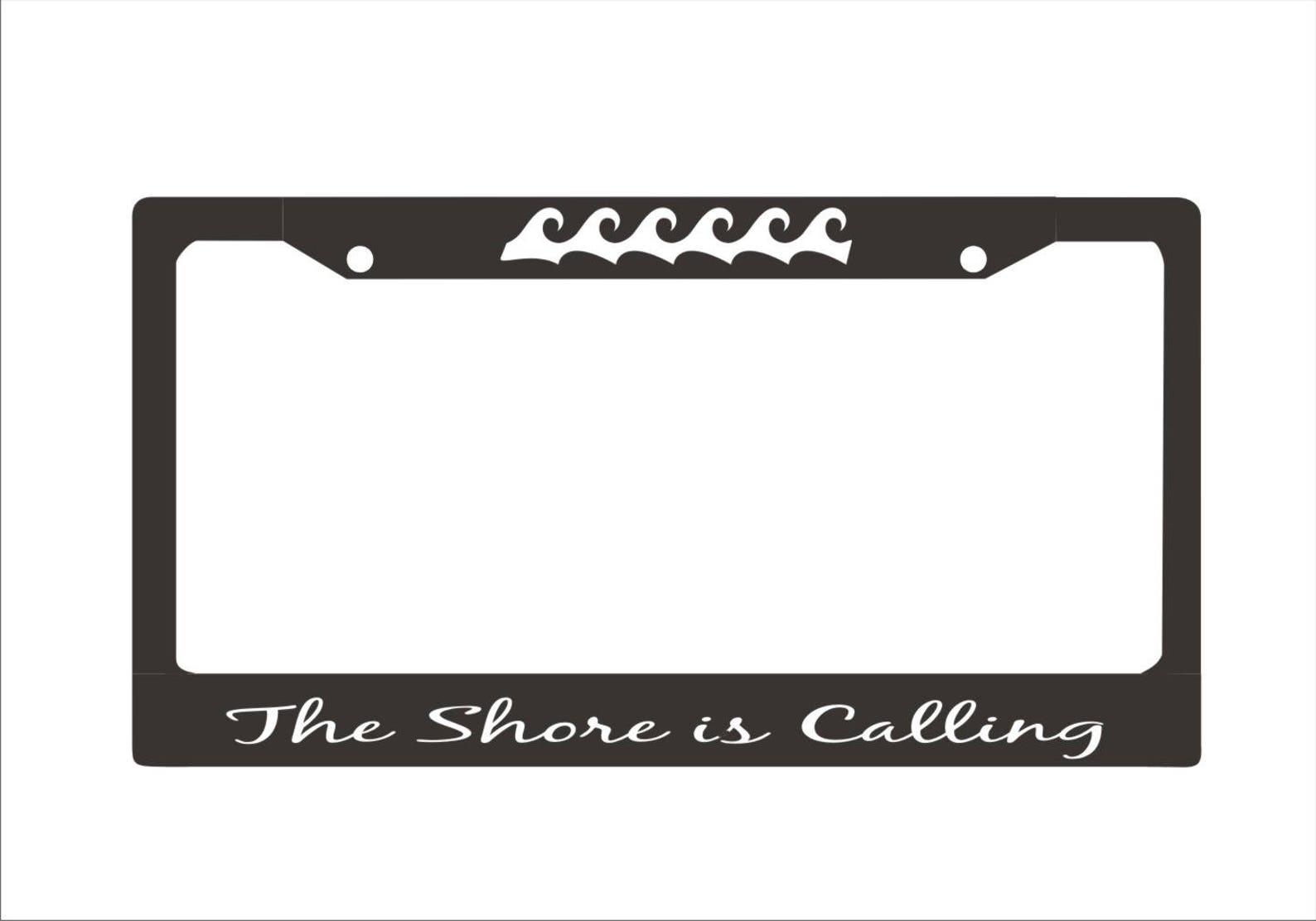 The Shore is Calling License Plate Frame License Plate | Etsy