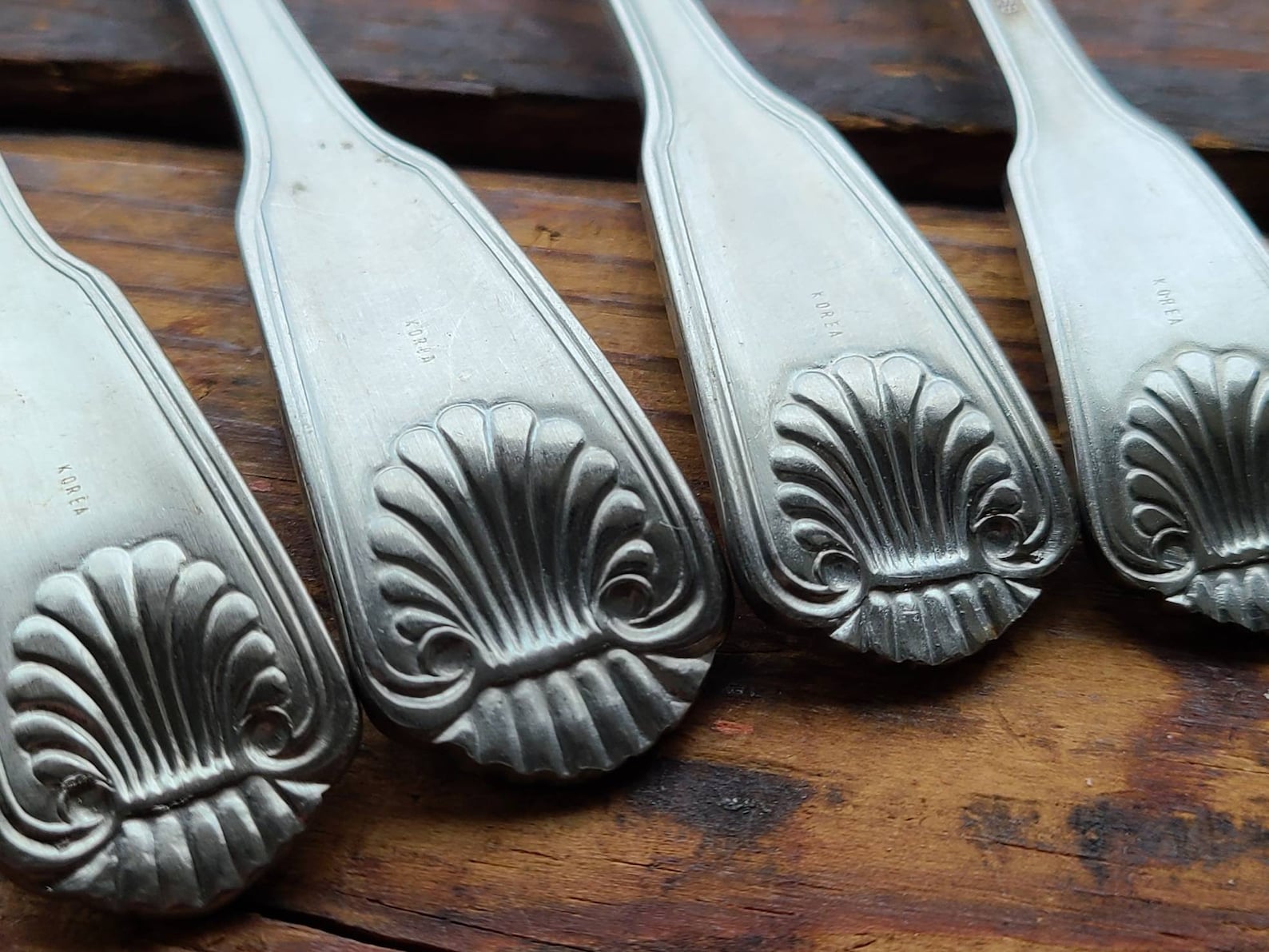 Towle LONDON SHELL Vintage 18/8 Stainless Steel 17pc Flatware Set Lot ...