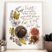 Fall Faith Quote Christian Wall Art, Coffee and Fall Flowers ...