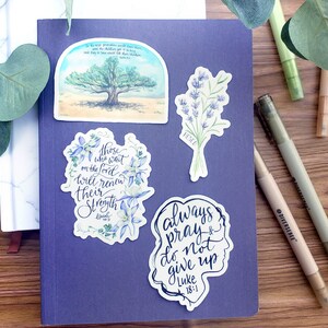 Hesed With Lavender Scripture Sticker - Watercolor Christian Stickers ...