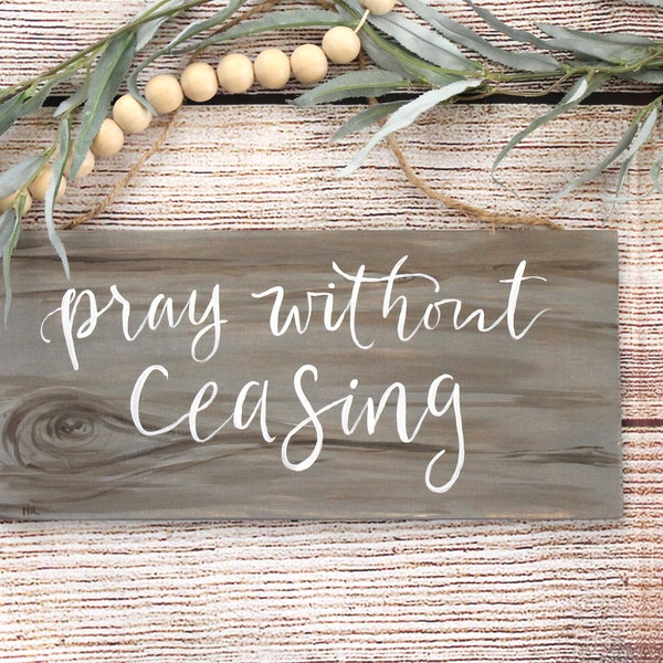 Pray Without Ceasing - Etsy UK