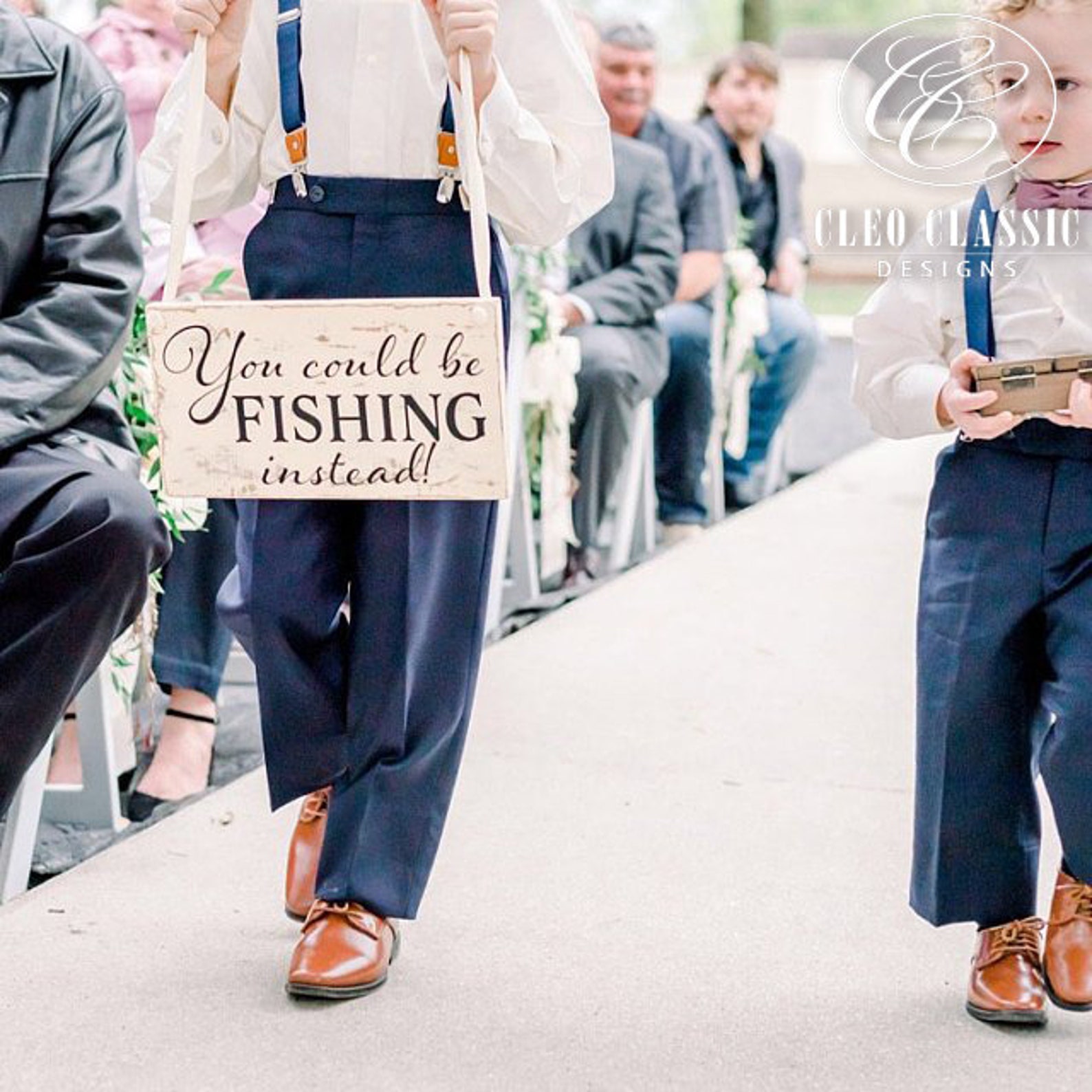 Custom Ring Bearer Sign Wedding Sign Here Comes the Bride | Etsy