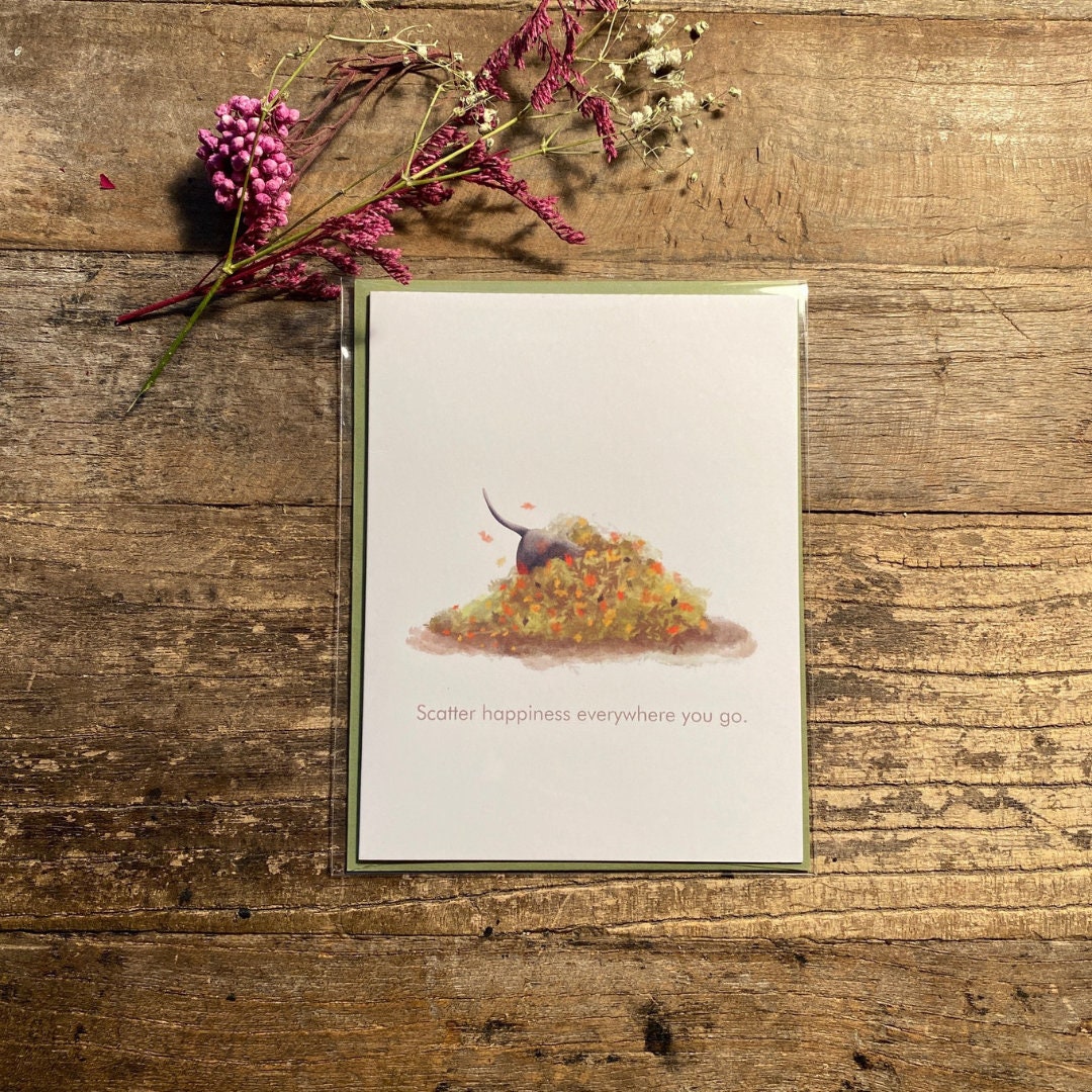 Nothing butt Cuteness Note Cards, Style 13: Scatter Happiness - Etsy
