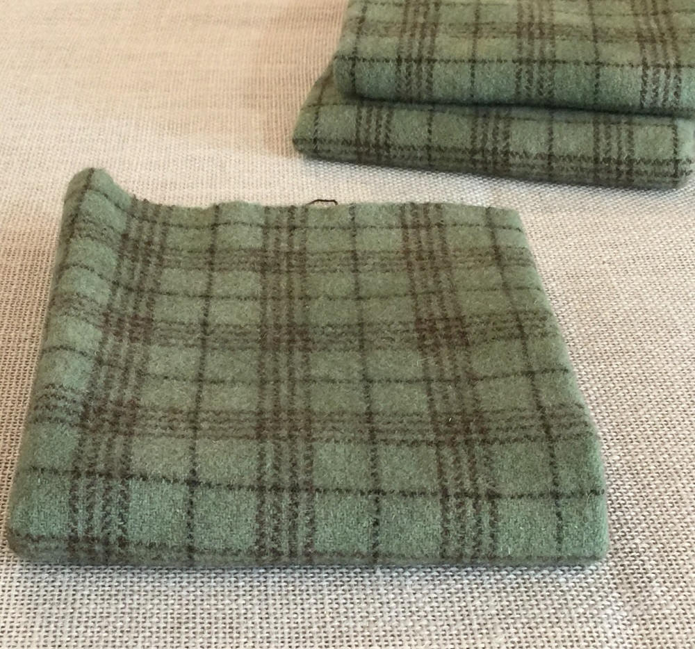 Spring Shrub Green Hand Dyed Wool Fabric for Rug Hooking, Applique ...