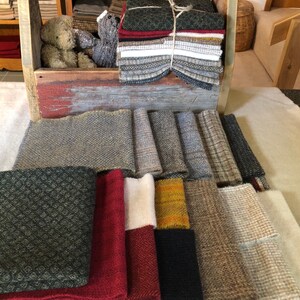 Santa Hiker, Rug Hooking Kit for 15" X 15" Primitive Santa Rug, Hooked ...