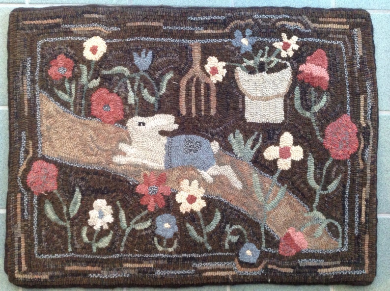 Rug Hooking Pattern for Mr. M's Garden 20 X - Etsy