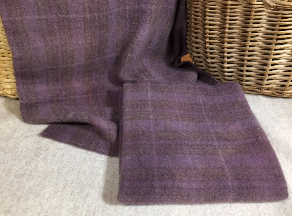 Old Lavender Hand-Dyed Wool Fabric for Rug Hooking, Applique, Penny ...