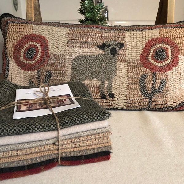 Primitive Hooked Rug - Etsy