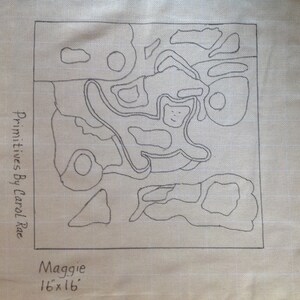 Rug Hooking Pattern, Maggie, 16" X 16" P120 - Etsy