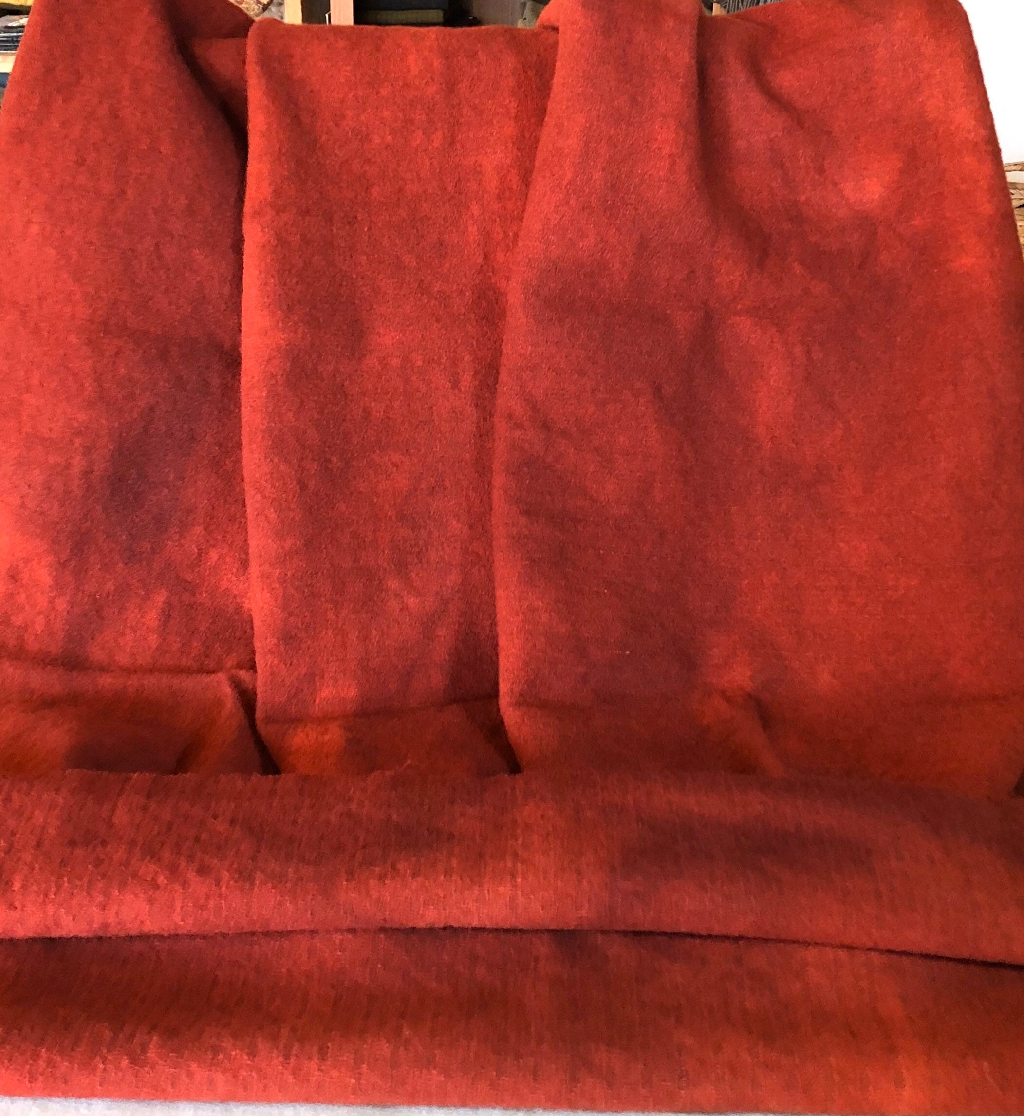 Red Cedar Texture, a Red, Hand Dyed Wool Fabric for Rug Hooking ...