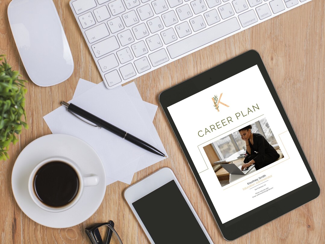 Professional Development Template | Canva | 4 Pages | Fully Editable ...