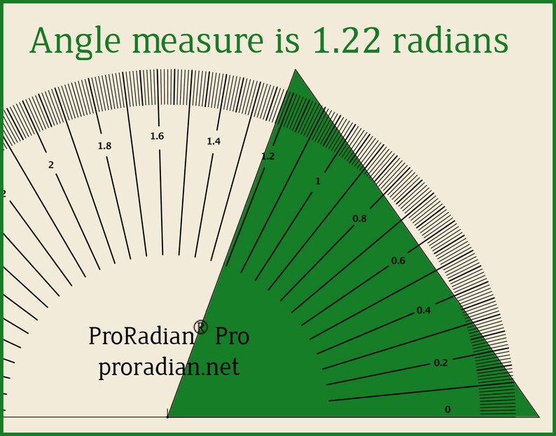 Math Tool: Proradianpro Protractor - Etsy