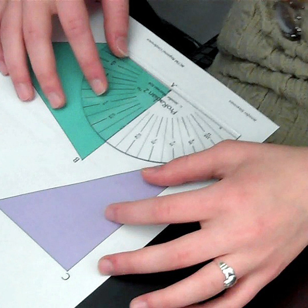 Math Learning Tool: Proradian Protractors Classroom Set for 25 in a ...