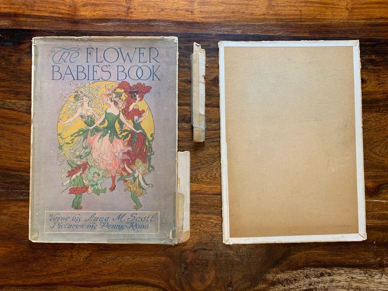 Flower Babies Book Children Poetry Gardening Nursery | Etsy