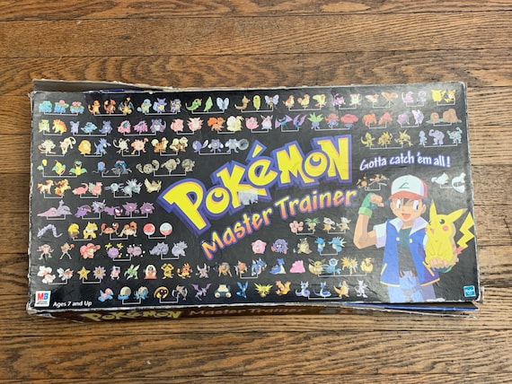 Pokémon Board Game Master Trainer 1999 Collectible - Etsy