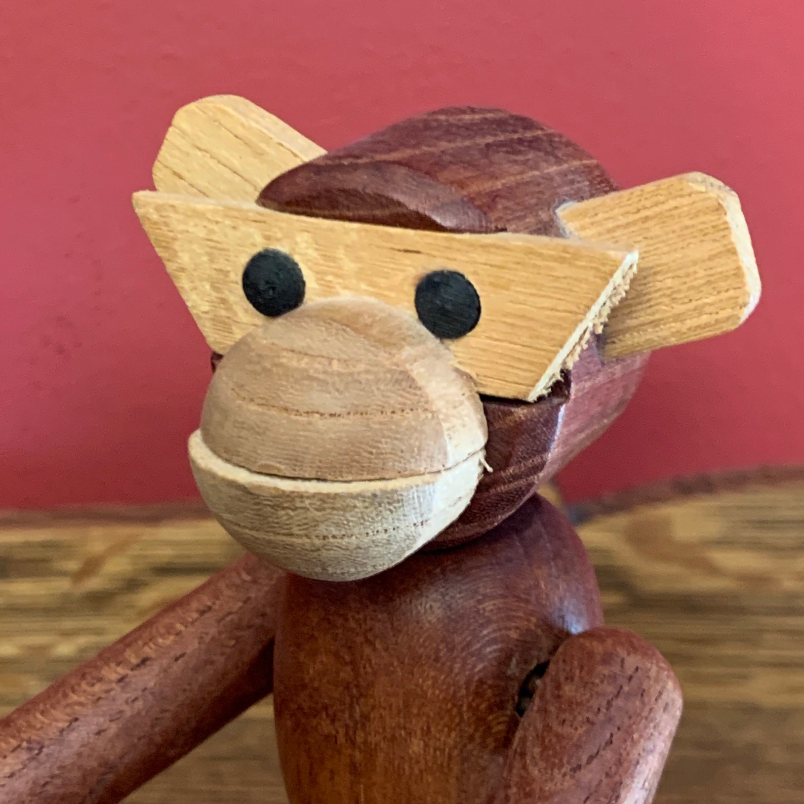 Wooden Monkey - Bojesen Style - MCM - Danish - Articulated - Jointed ...