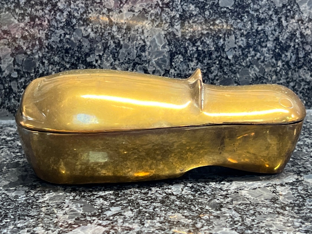 Brass Hippo Box - Mid Century - Mod - Rare - House Hippo - Trinket ...