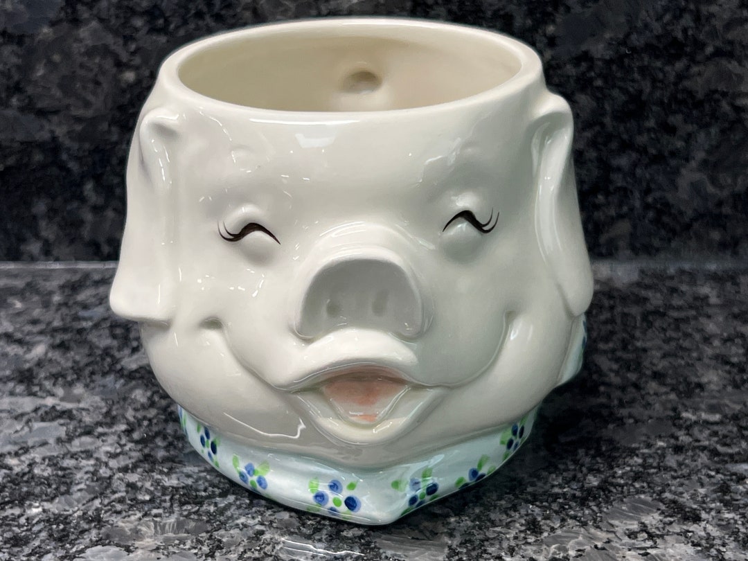Pig Mug - Fitz and Floyd - Ceramic - Eighties - Rare - Piglet - Piggie ...