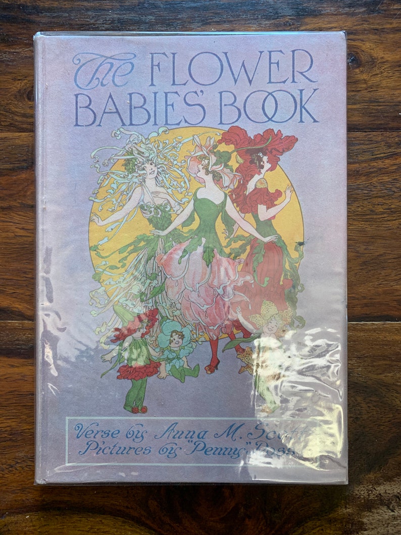 Flower Babies Book Children Poetry Gardening Nursery | Etsy