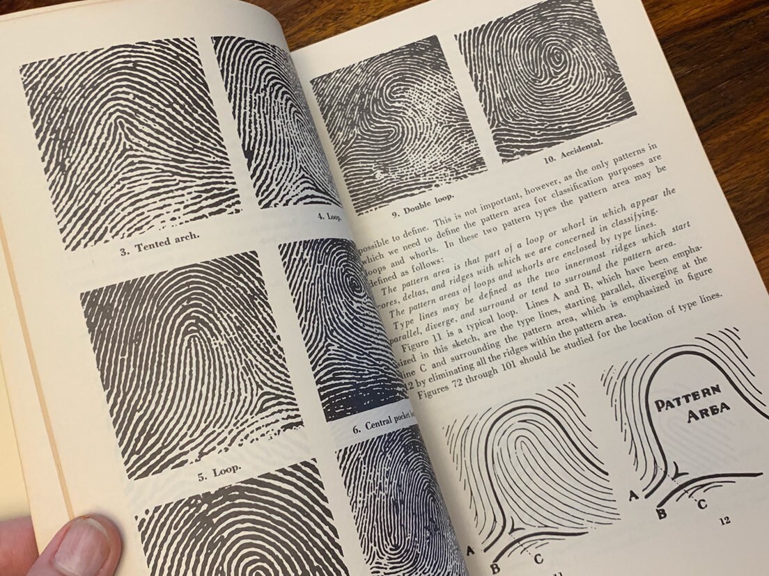 Science of Fingerprints Book First Edition FBI Hoover | Etsy