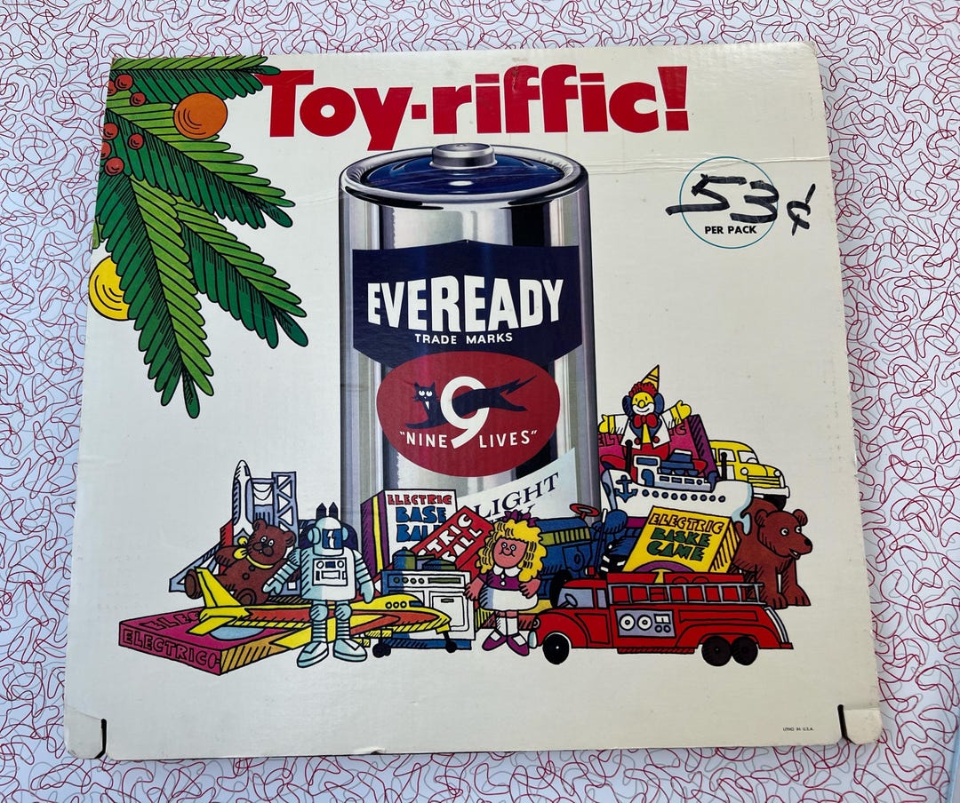 Advertisement - Eveready Batteries - Store Display - Cardboard - Poster ...