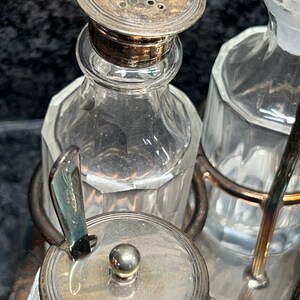 Cruet Set - Condiments - Silver Plated - Serving - Histess - Wedding ...