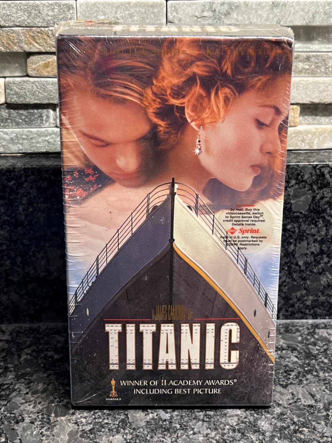 Titanic VHS Sealed - 1998 - Paramount - Watermarks - Sprint Sticker ...