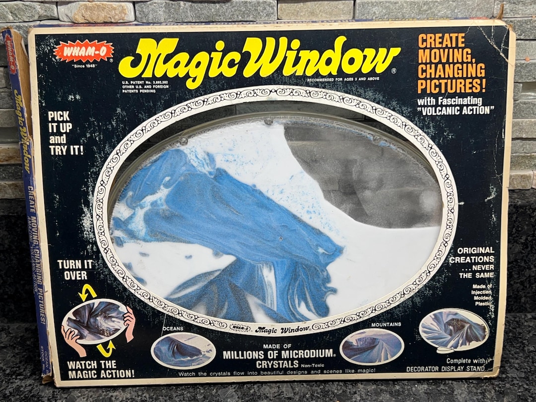 Magic Window Toy - Wham - O - Original Box - Seventies - Zen - ASMR ...