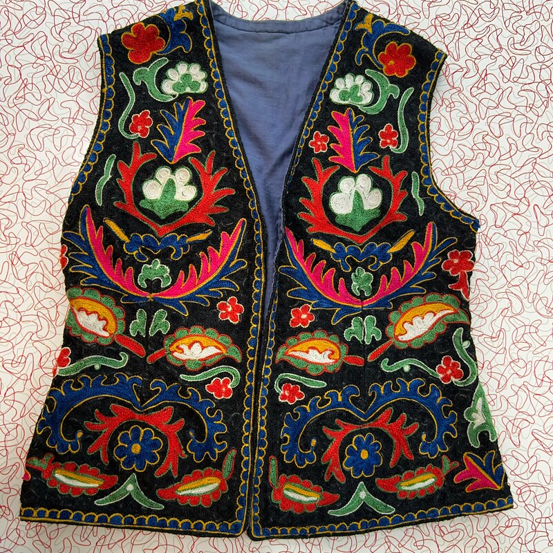 Embroidered Vests - Etsy
