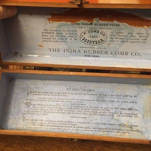 Medical Box - Syringe - Advertising - Wood - I.R. Comb Company ...