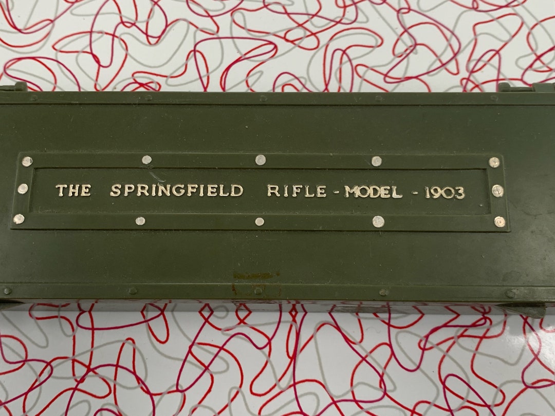 Marx Springfield Rifle Model 1903 Toy Mid Century GI Joe Military ...