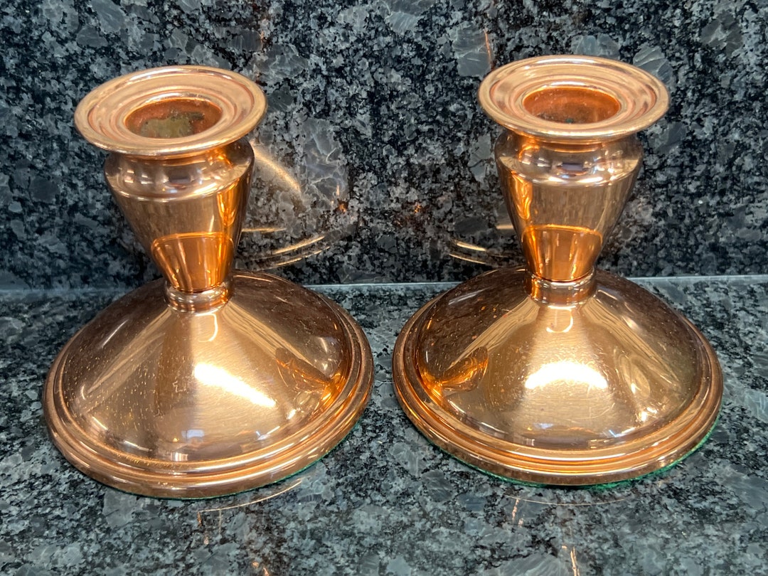 Copper Candle Holders - Candlesticks - MCM - Classic - Coppercraft ...