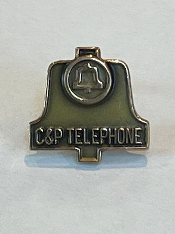 Telephone Service Award Pin - C & P - Phone - 10K - C… - Gem