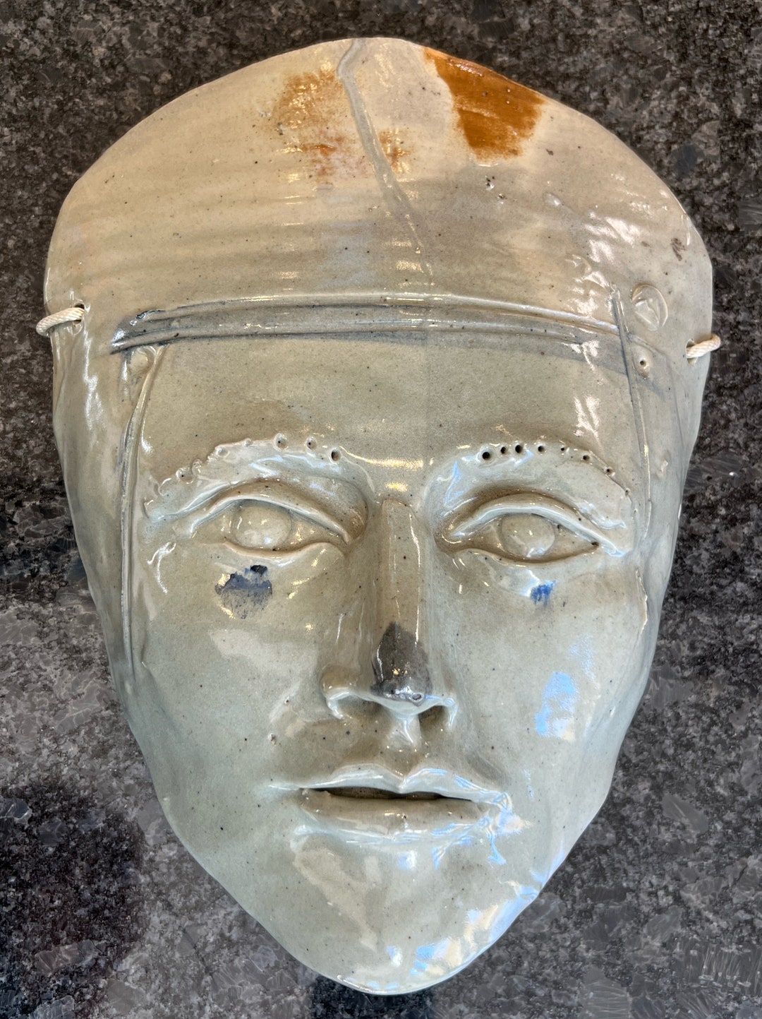 Studio Pottery Face Mask OOAK Ceramic Eclectic EMO Death Visage STRGCL ...