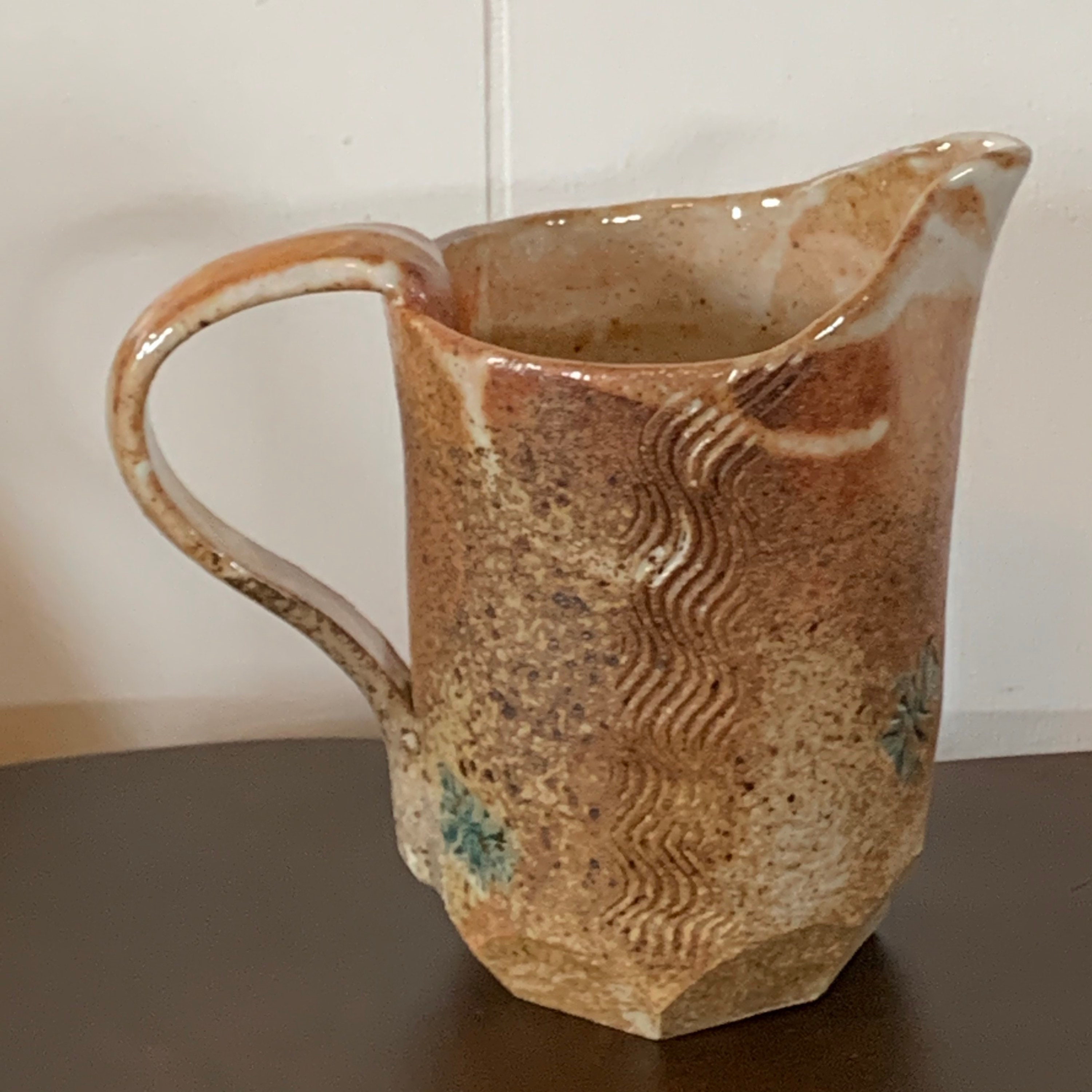 Home Décor Vintage Earthy Tone Vase Vintage Stoneware Jug Vintage ...