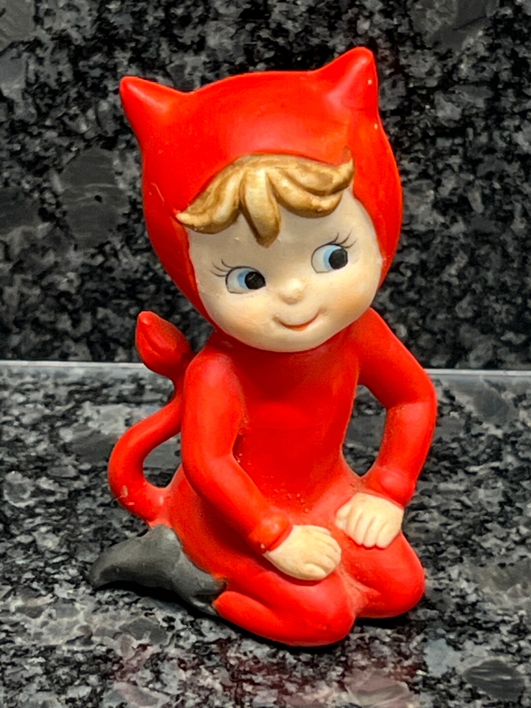 Lefton Devil Figurine Baby Child Costume Halloween Valentines Day ...