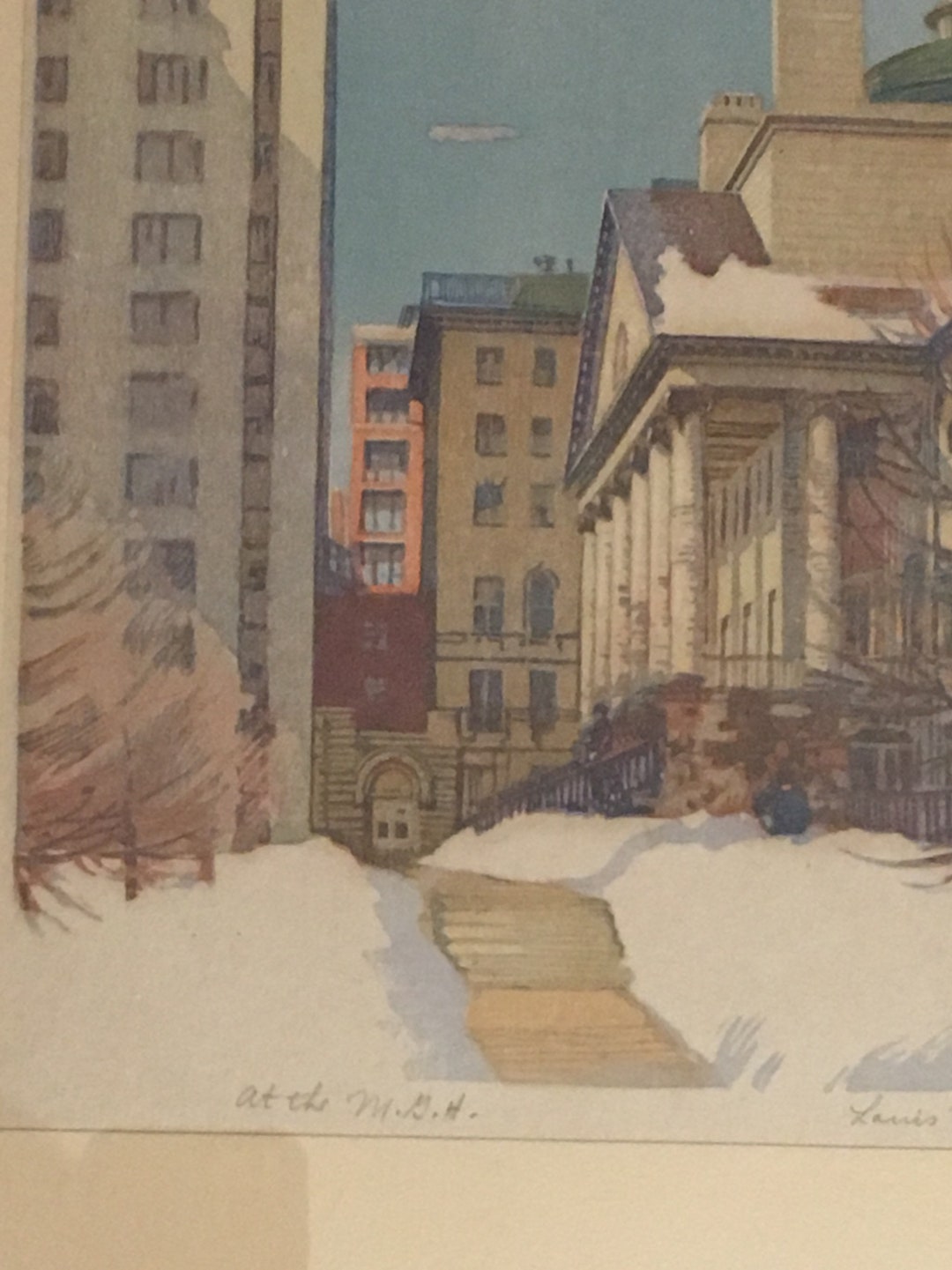 Louis Novak Woodcut - Signed - Original - Mid Century - Boston ...