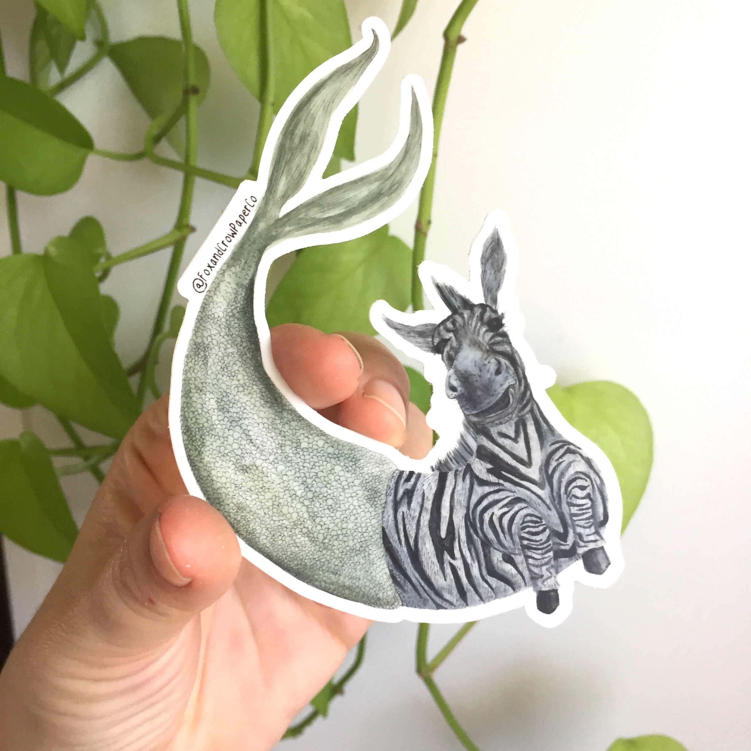 Mermaid Stickers / Mermaid / Cow / Hippo / Mythical Creature / Mermaid ...