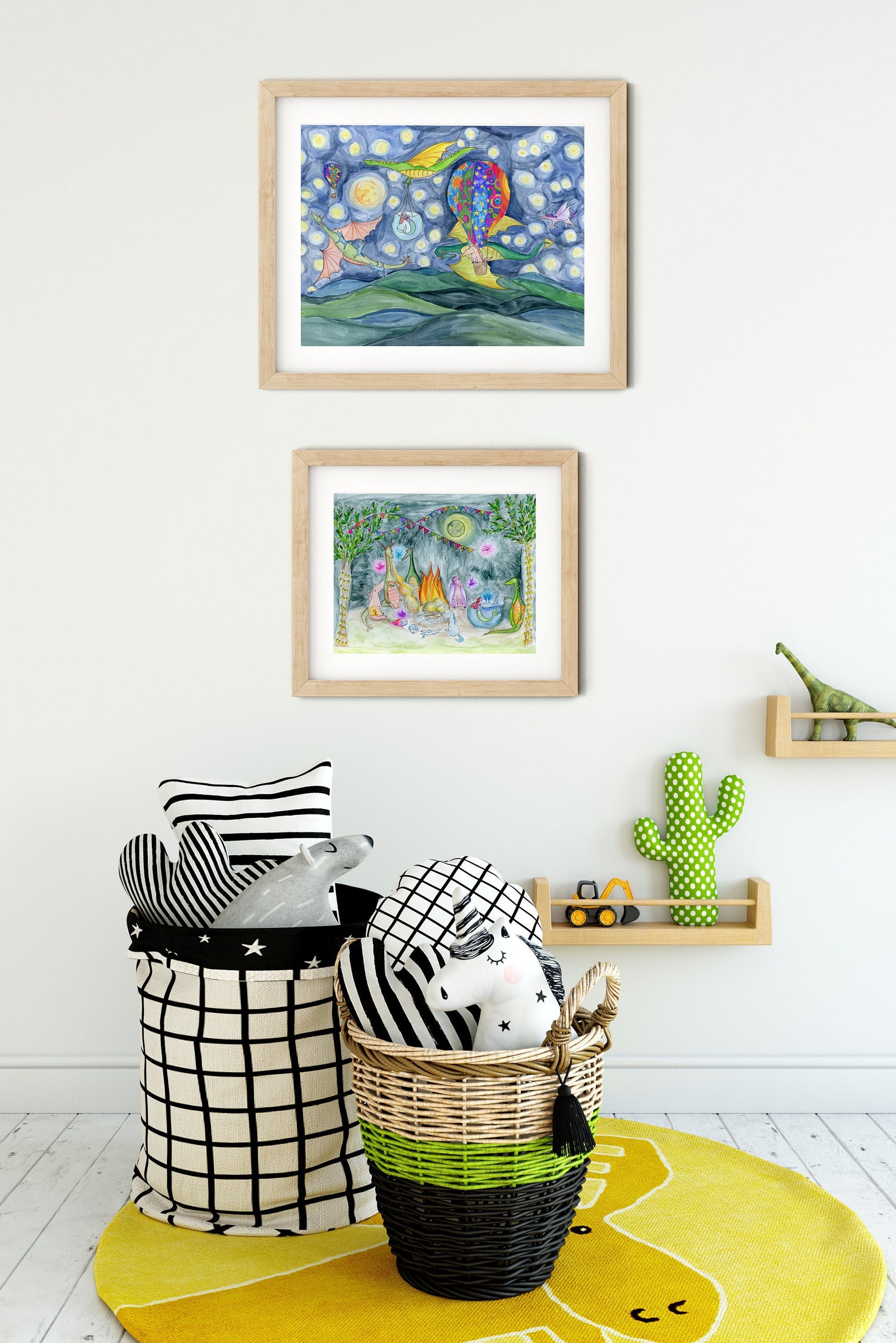 Mythical Creatures / Kids Room Decor / Baby Boy Nursery / Baby Girl ...