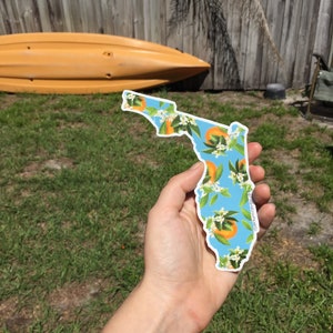 Florida Sticker / Florida Bumper Sticker / Water Bottle Sticker / State ...