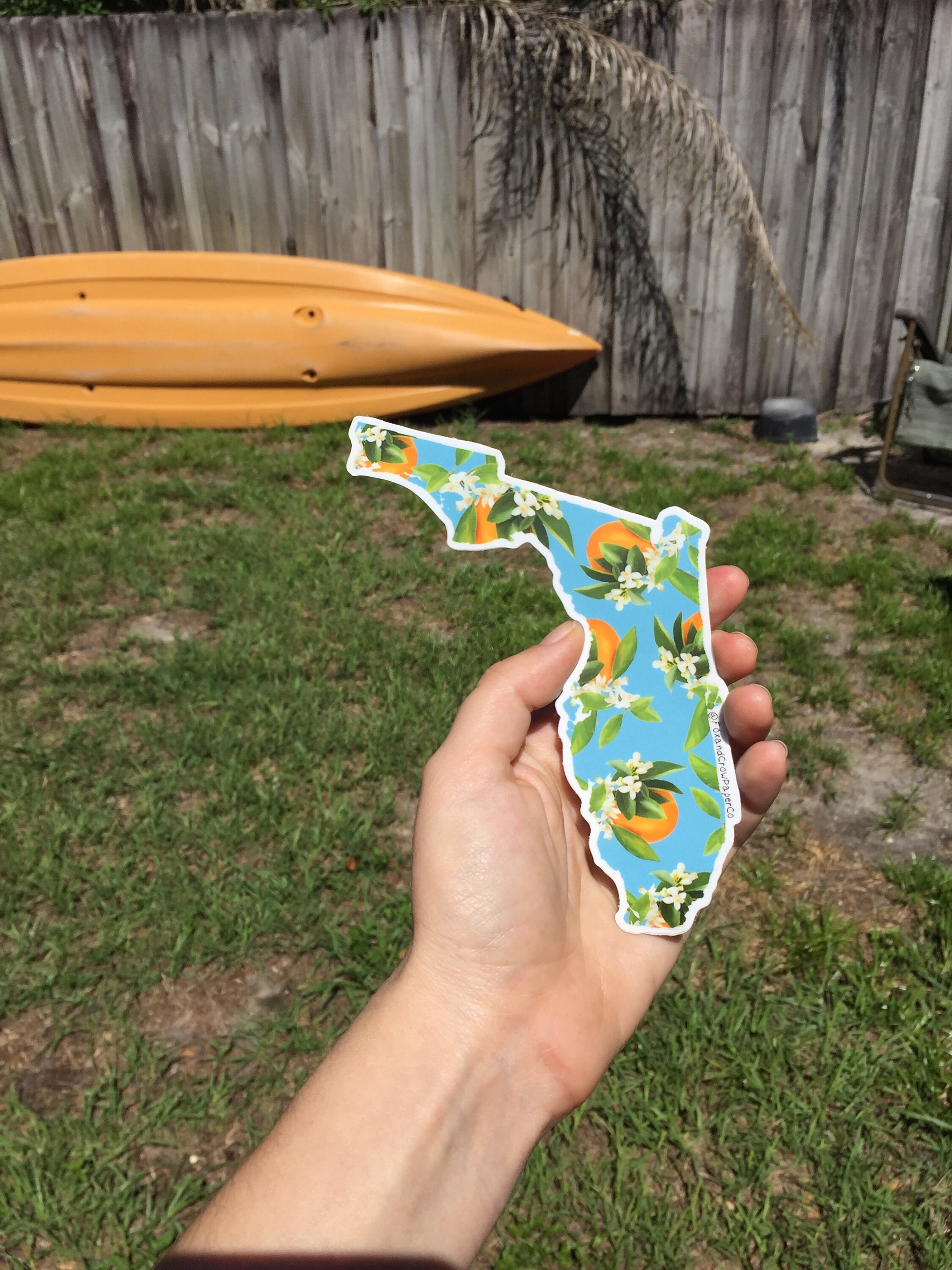Florida Sticker / Florida Bumper Sticker / Water Bottle - Etsy