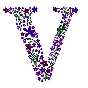 Flower Letters for Nursery / Baby Shower Gift / Baby Gift / Floral ...