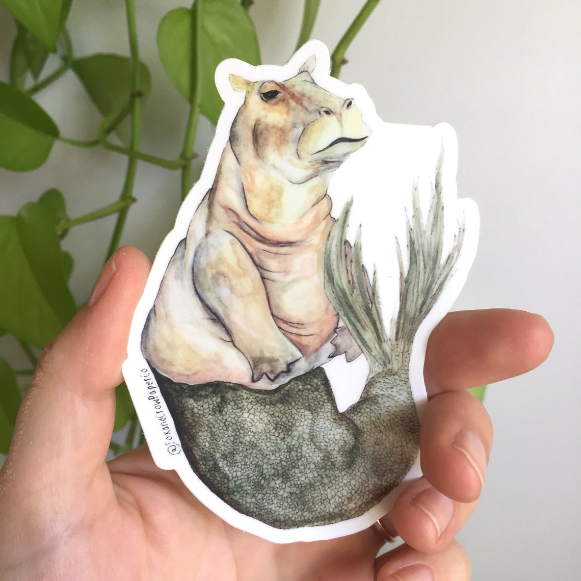 Mermaid Stickers / Mermaid / Cow / Hippo / Mythical Creature / - Etsy