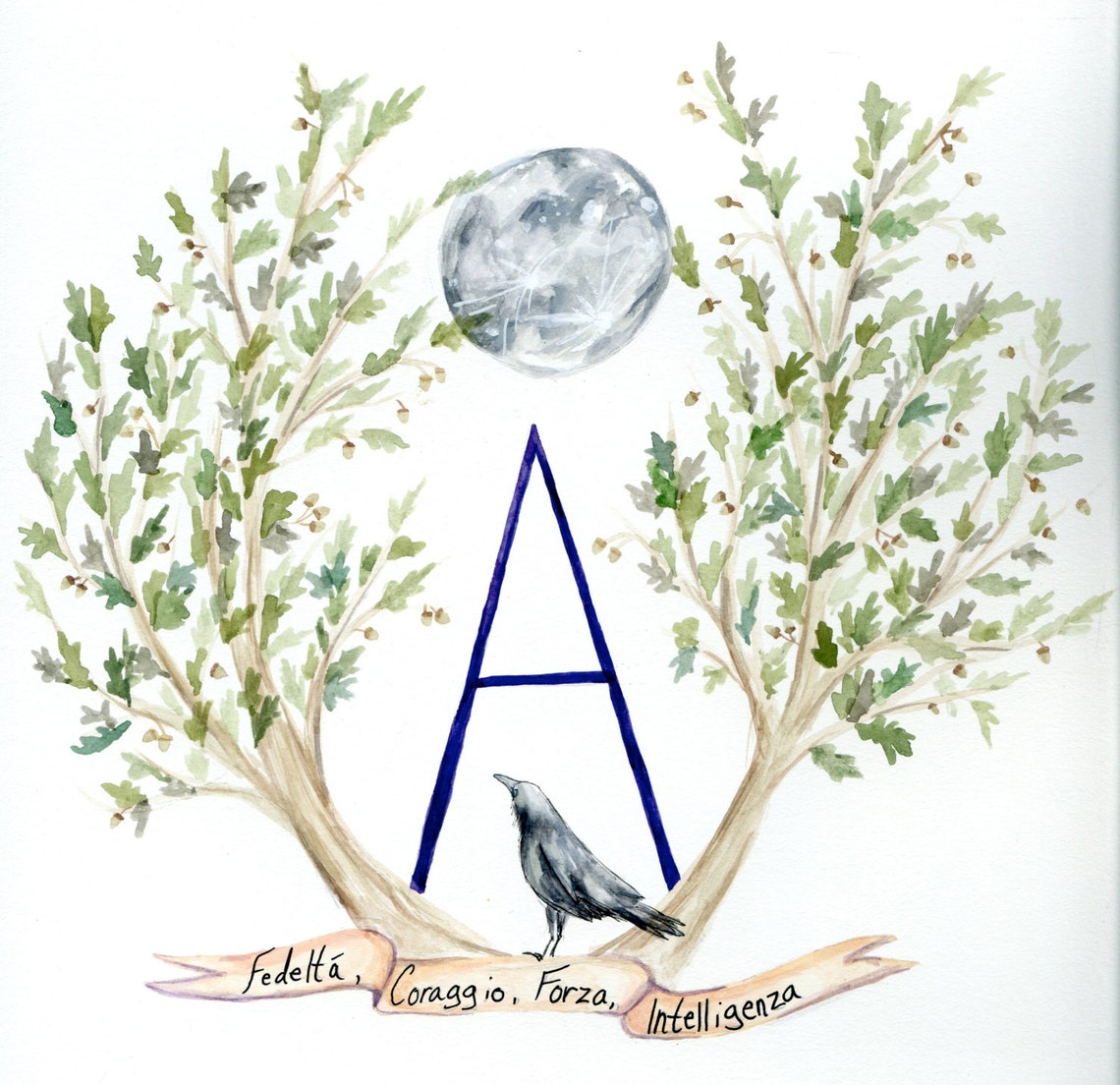 Custom Family Crest / Engagement Gift / Wedding Gift / 1st | Etsy