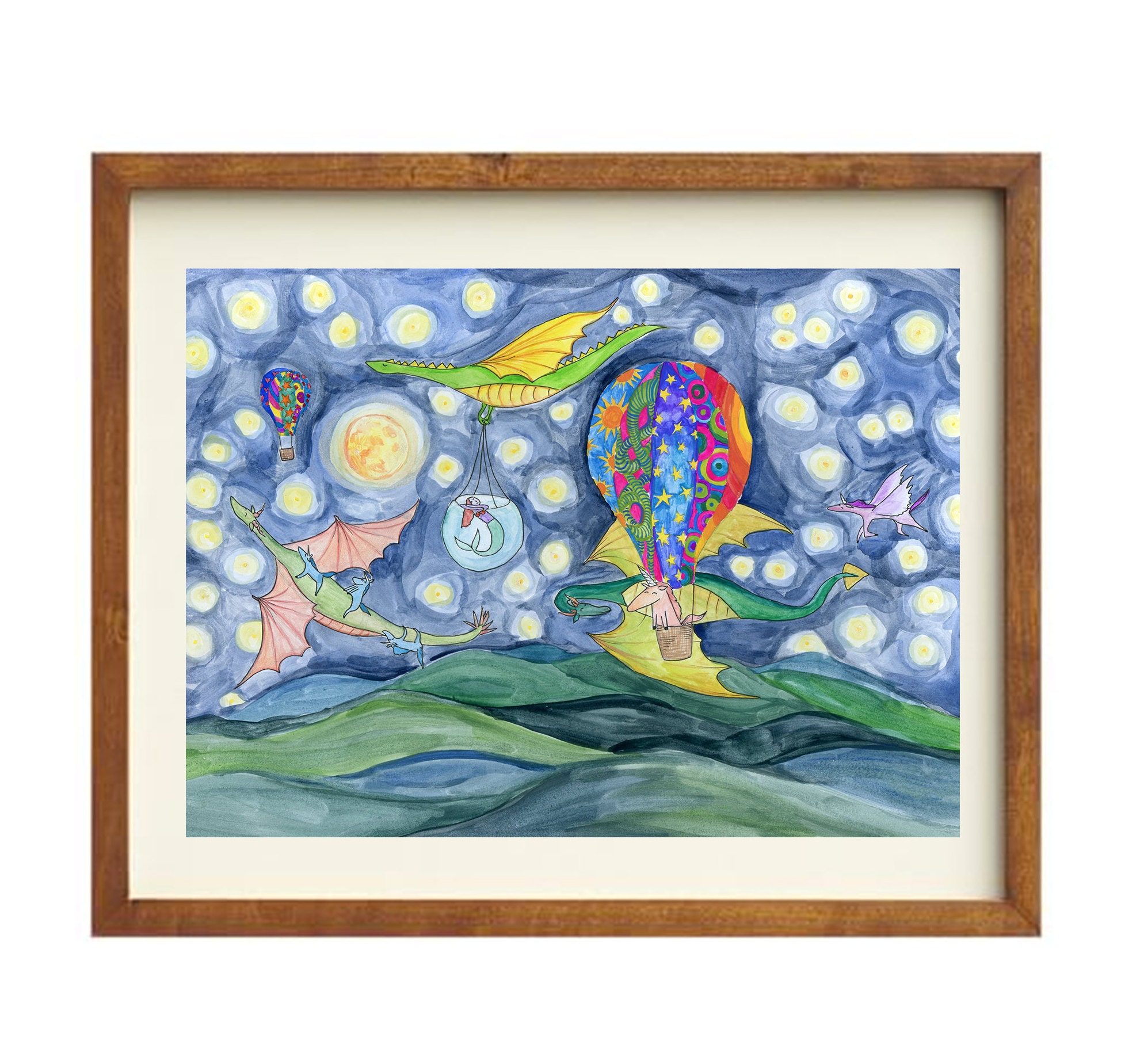 Mythical Creatures / Kids Room Decor / Baby Boy Nursery / Baby Girl ...