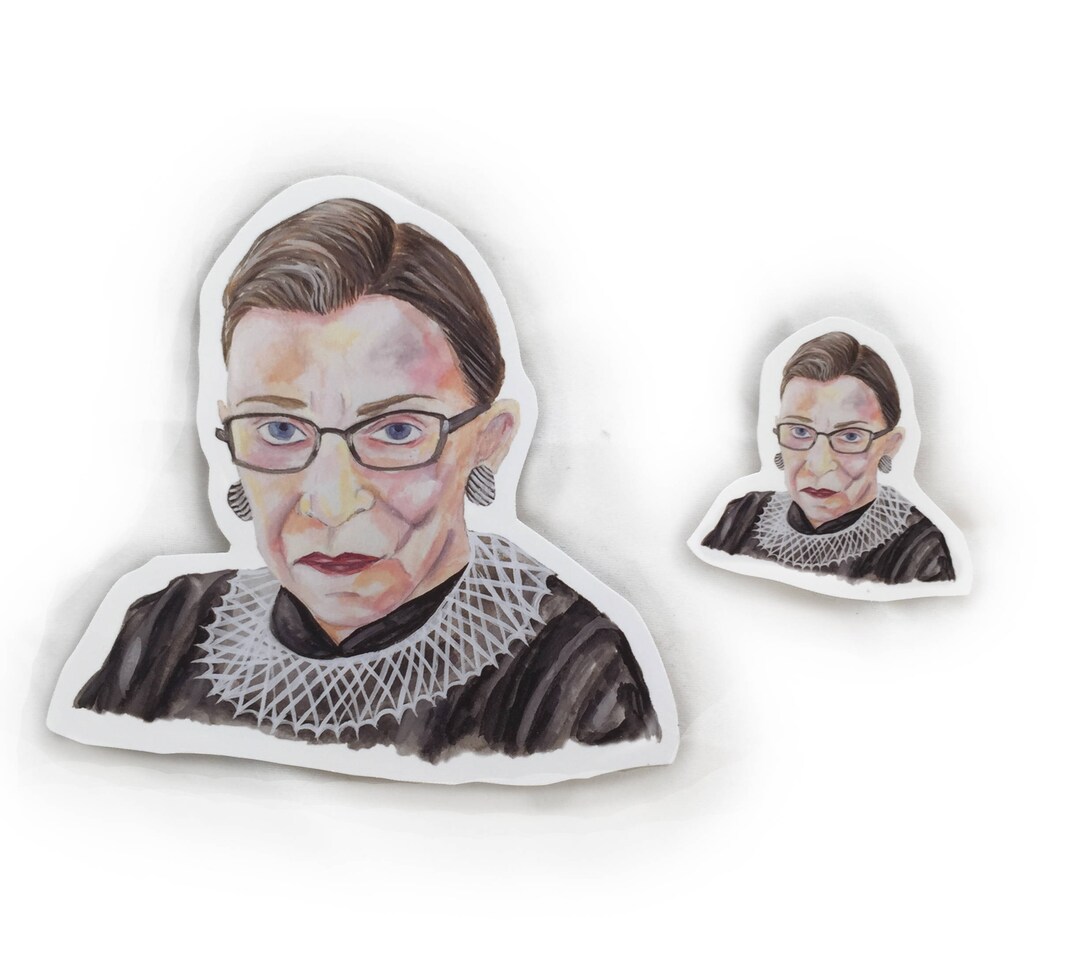 2 RBG Stickers Feminist Stickers Ruth Bader Ginsburg Stickers Galentine ...