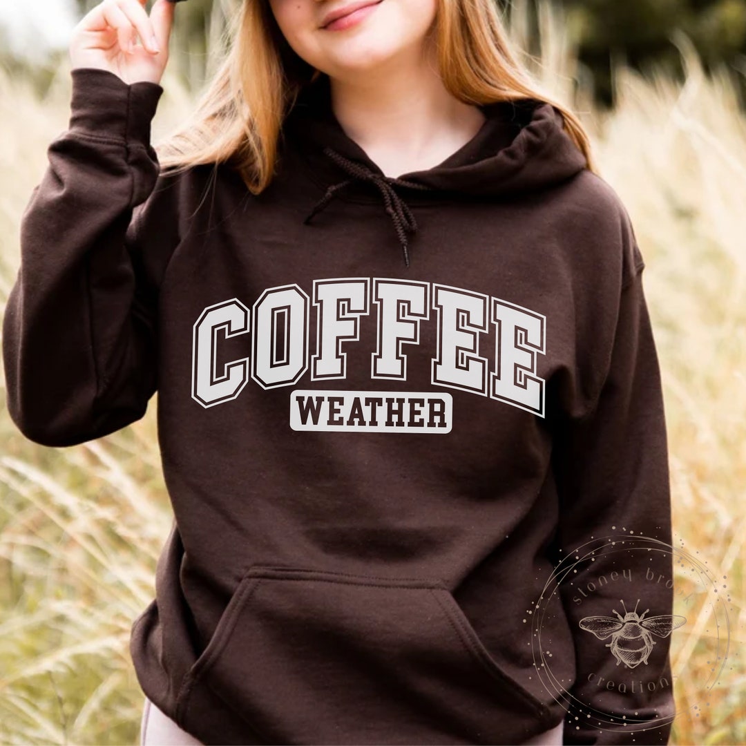 Lt. Coffee Weather Barista Coffee Shop Hoodie Pullover, Coffee House ...